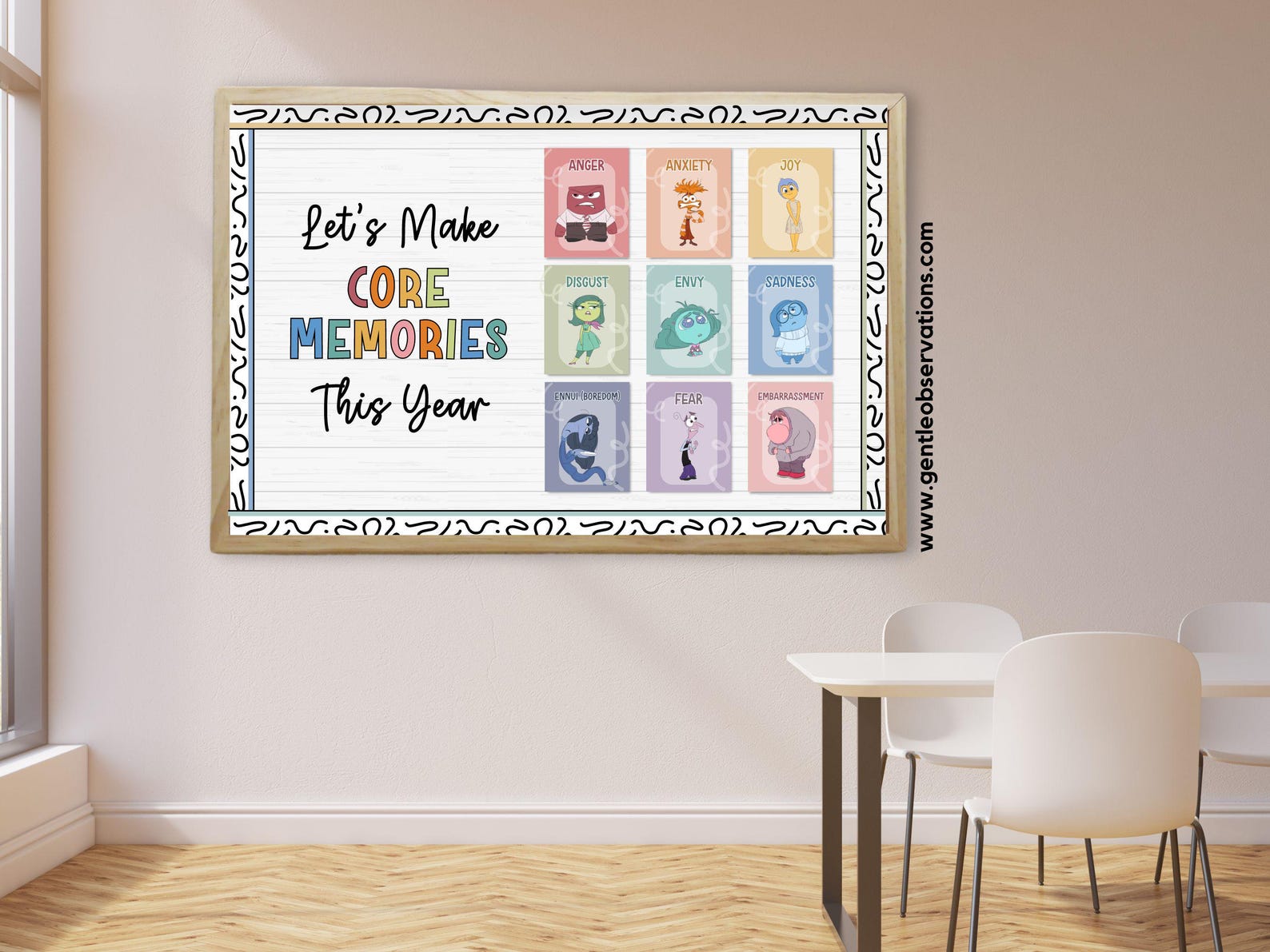 Inside Out 2 Bulletin Board Kit for School Counselors, Classroom ...
