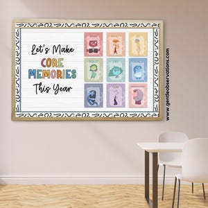 Inside Out 2 Bulletin Board Kit for School Counselors, Classroom ...