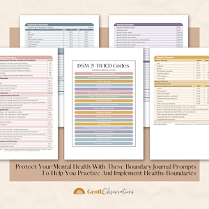 DSM-5-TR ICD Codes Cheatsheet Mental Health Report Writing, Therapy ...