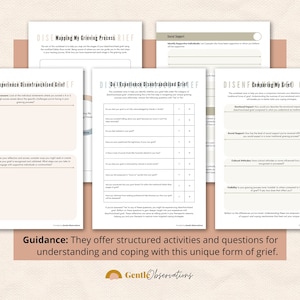 Disenfranchised Grief Worksheets for the Non-traditional Bereavement ...