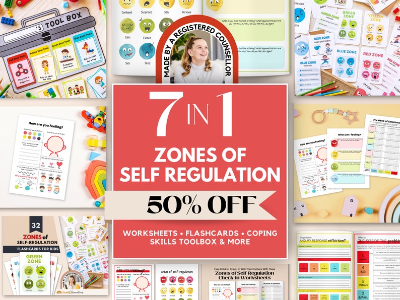Zones Of Regulation Bundle Bulletin Board Calming Corner Etsy Australia