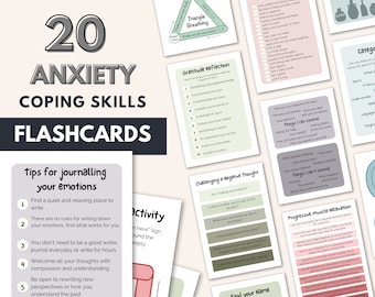 Panic Coping Cards - Etsy