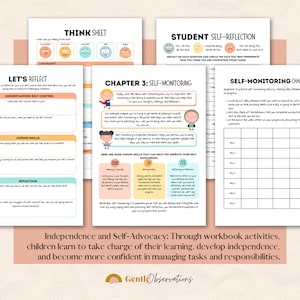 Executive Functioning Worksheets for Kids, ADHD Therapy Resources, ADHD ...