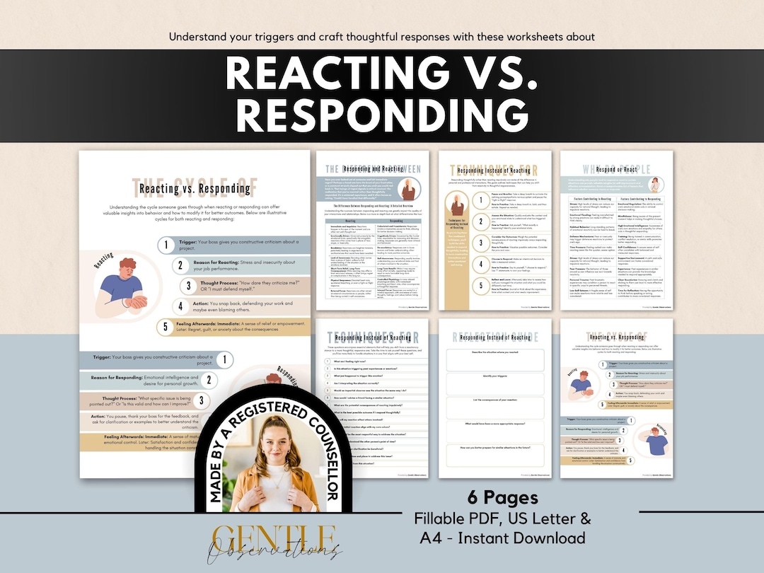 Reacting Vs Responding Couples Therapy Communication and Emotional ...