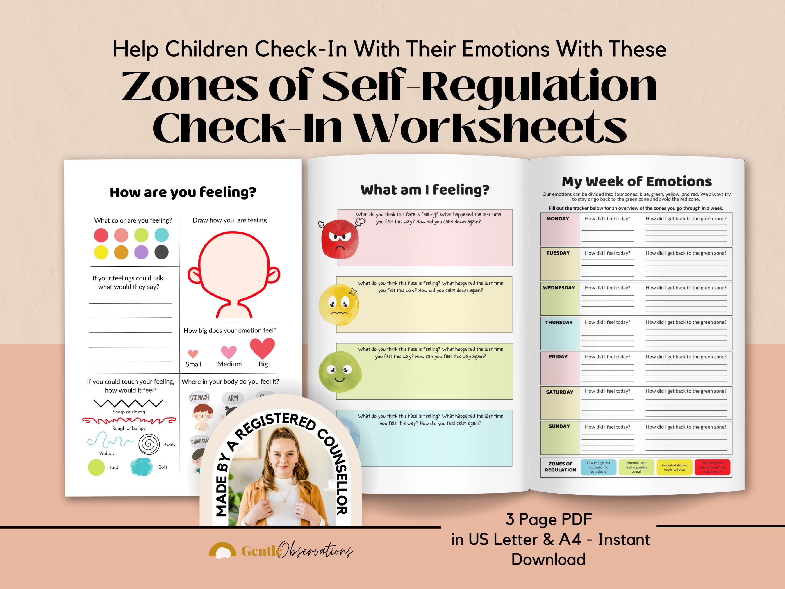 Zones Of Regulation Worksheet Zones Of Regulation Bulletin Board