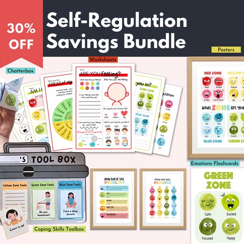 Zones Of Self Regulation Coping Skills Toolbox School Etsy Australia