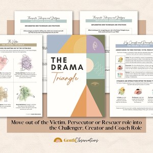 The Drama Triangle Workbook for Relationship Couples Counseling ...