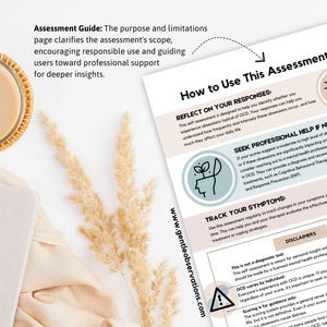 OCD Obsessions Self-assessment, OCD Worksheets, Obsessive Compulsive ...