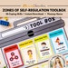 Zones of Self-regulation Coping Skills Cards, Feelings Charts, School ...