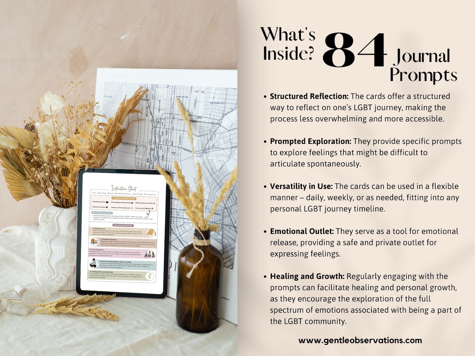 LGBTQ+ Journal Prompts, Group Therapy Discussion Cards, LGBTQ+ ...