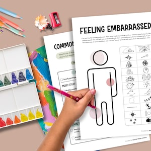 Inside Out 2 Emotional Regulation Feelings Workbook for School ...