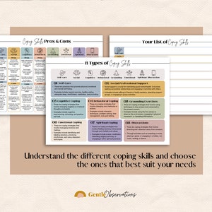 8 Types of Coping Skills Toolkit for Emotional Regulation, Self-care ...