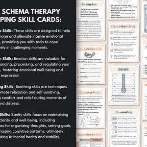Schema Therapy Coping Skill Cards Include: DBT Skills, Somatic Therapy ...
