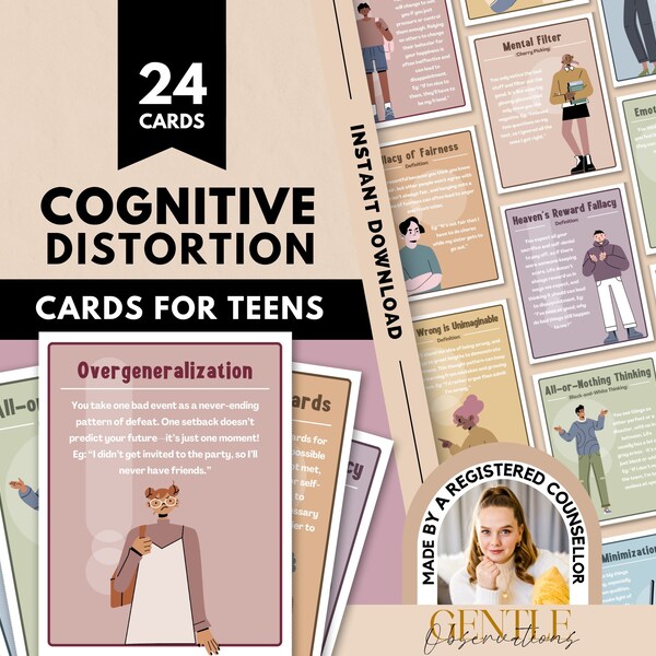 Thought Monsters Thinking Trap Cards for Kids and Children Children's ...