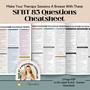 Solution Focused Therapy Bundle, Solution Focused Worksheets Kids and ...