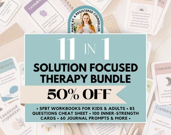 Solution Focused Therapy Worksheets SFBT (Download Now) - Etsy