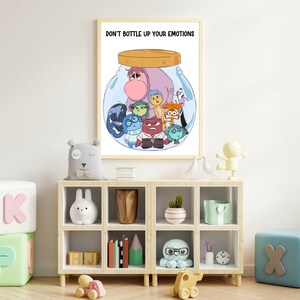 Inside Out 2 Self-awareness Poster for Kids, Therapy Office Decor for ...