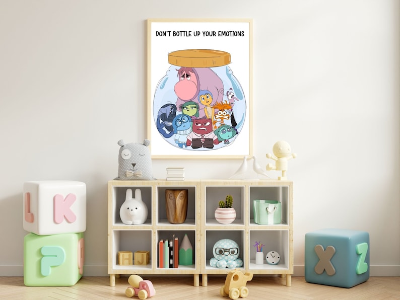 Inside Out 2 Self-awareness Poster for Kids, Therapy Office Decor for ...