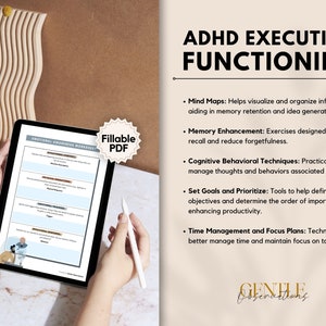 Executive Functioning ADHD Workbook for Adults and ADHD Teens, ADHD ...
