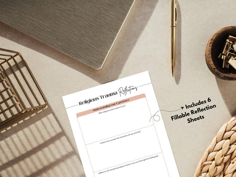 Religious Trauma Educational Worksheets and Reflection Questions ...