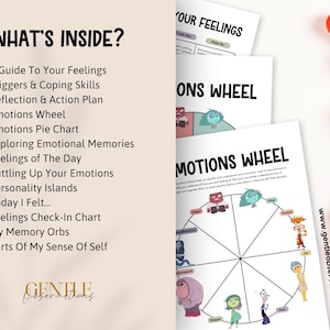 Inside Out 2 Emotional Regulation Worksheet Bundle for School ...