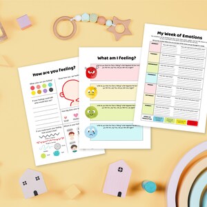 Zones of Self-regulation Feelings Worksheet and Emotions Chart, School ...