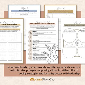 Internal Family Systems Worksheets, IFS Cheat Sheets, Parts Mapping ...
