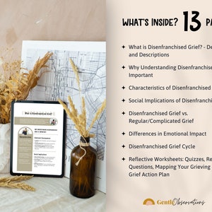 Disenfranchised Grief Worksheets for the Non-traditional Bereavement ...