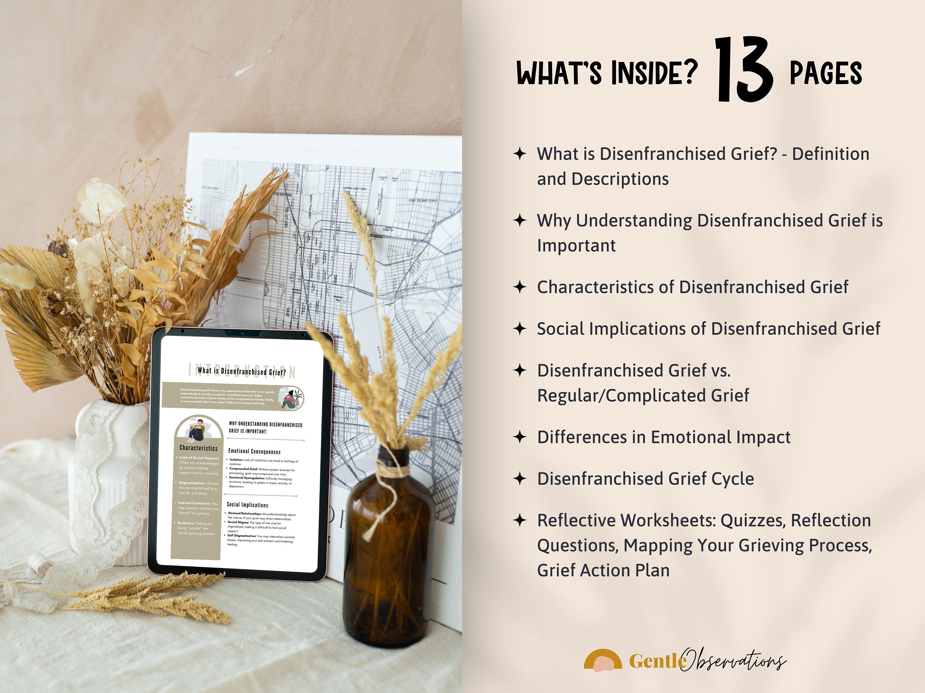 Disenfranchised Grief Worksheets for the Non-traditional Bereavement ...