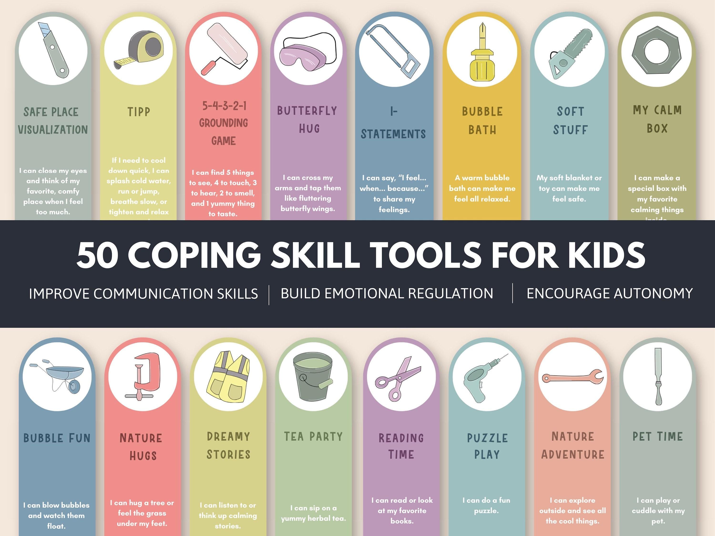 Coping Skills Toolbox for Kids Calming Corners and School Counseling ...