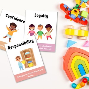 Values Cards for Kids, Acceptance and Commitment Therapy for Kids ...