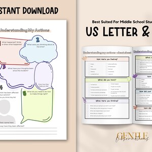 Behavior Analysis Think Sheets for Restorative Justice Circles and Class Management, School ...