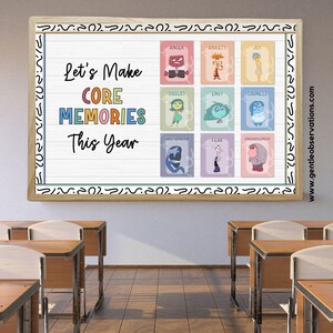 Inside Out 2 Bulletin Board Kit for School Counselors, Classroom ...