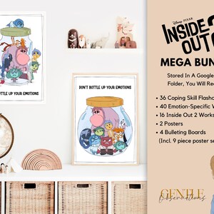 Inside Out 2 Emotional Regulation Bundle for School Counselors, SEL ...