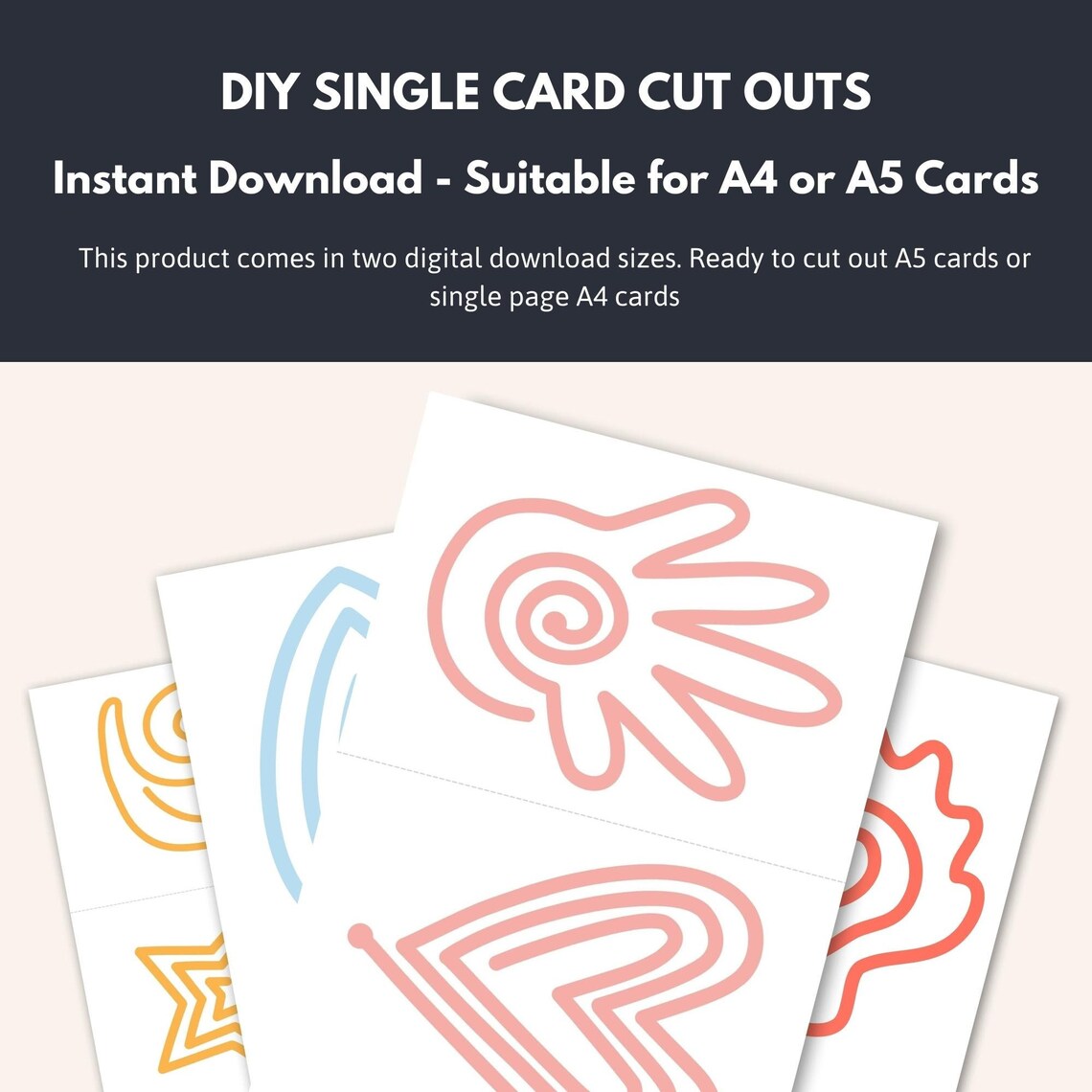 Finger Tracing Calm Down Cards Mindfulness Calm Down Corner - Etsy