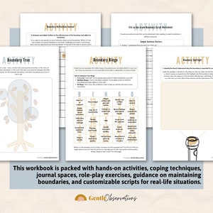 Boundaries Workbook for Teens & Adults, Mental Health Self-care Book ...