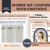 Emotion Exploration Worksheet Bundle | Printable Emotional Regulation ...