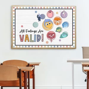 Inside Out 2 Bulletin Board Kit for School Counselors, Classroom ...