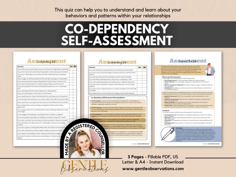 Codependent Relationships Self-assessment for Identifying Codependent ...