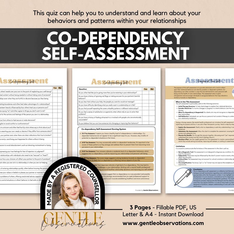 Codependent Workbooks - Etsy