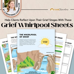Grief and Loss Therapy Bundle, Grief and Loss Worksheets, Narrative ...