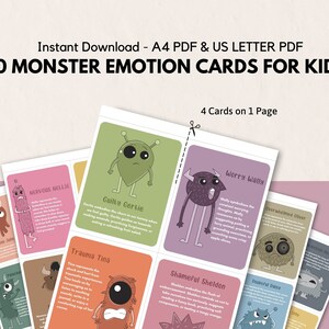 Emotional Awareness Card for Kids Calming Corners in Classrooms, School ...