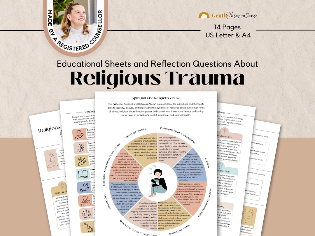 Religious Trauma Educational Worksheets and Reflection Questions ... Religious Trauma Educational Worksheets and Reflection Questions ...