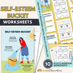 Self-esteem Kids Worksheets, Bucket Filler Classroom Management School ...