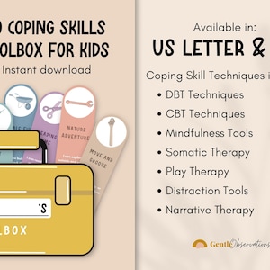 Coping Skills Toolbox for Kids Calming Corners and School Counseling ...