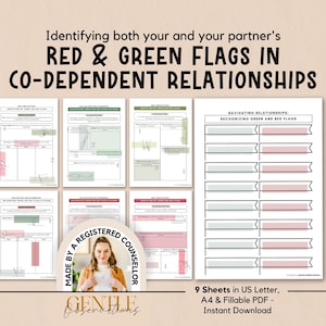 Green & Red Flags in Codependent Relationships, Self Awareness in ...