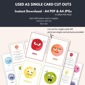 Emotional Regulation Feelings Cards for Calming Corners in Classrooms ...