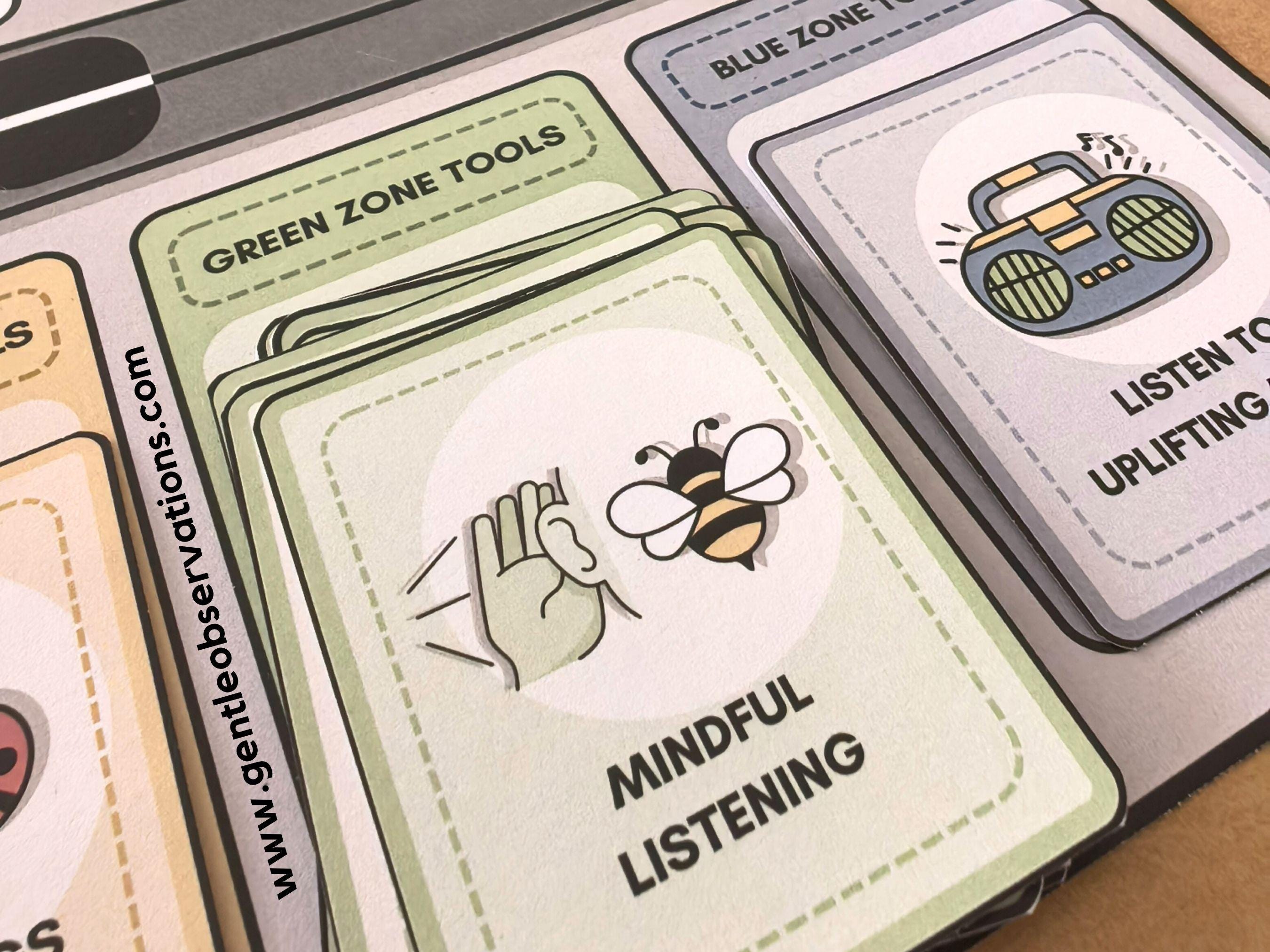 Kids Coping Skills Toolbox, Zones of Regulation, Calming Tools ...