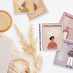 Cognitive Distortion Cards for Teens: CBT Cards, Cognitive Biases ...