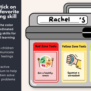 Zones of Self-regulation Coping Skills Toolbox, School Counselors ...